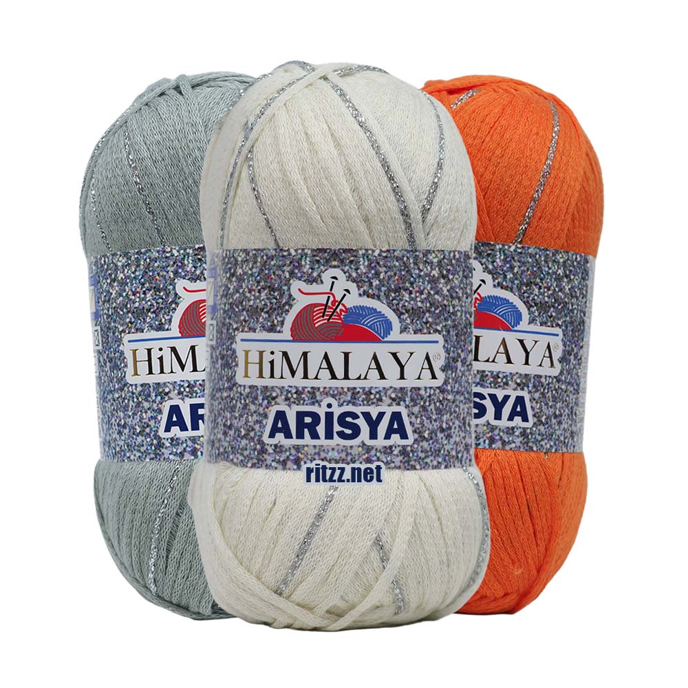 Himalaya Arisya Şerit Simli Pamuk İp 100gr 250m